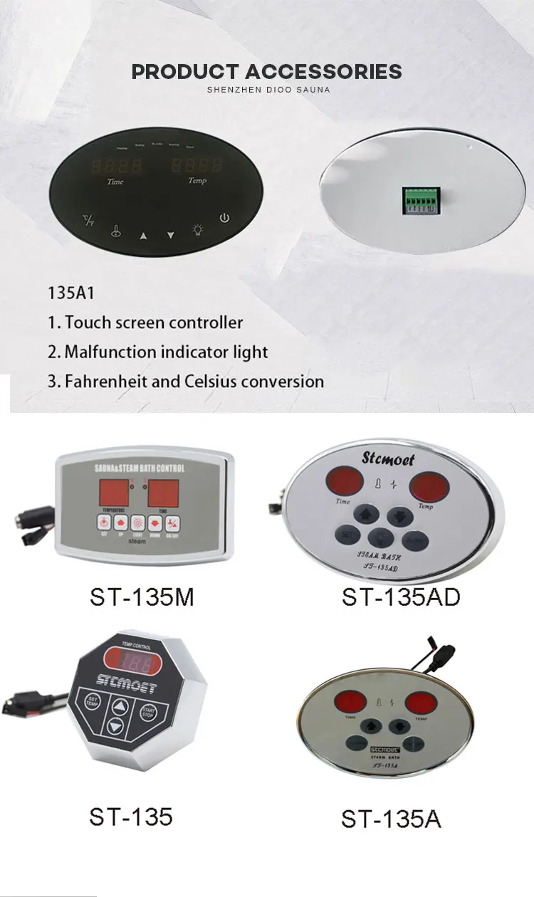 STCMOET Steam Bath Vapor Machines - Modern Wet Sauna Spa