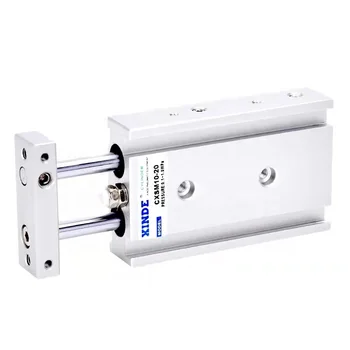Automation Small Pneumatic Double Shaft Tr Double Rod Sliding Cylinder ...