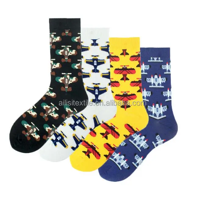 2022 Airplane Socks High Quality Cotton Adult Socks Airforce Pilots ...