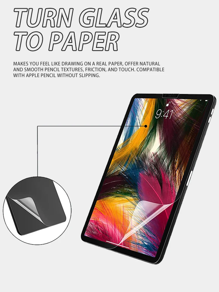 VDOO Nano Paper Feel Handwriting Anti Glare Tablet Film