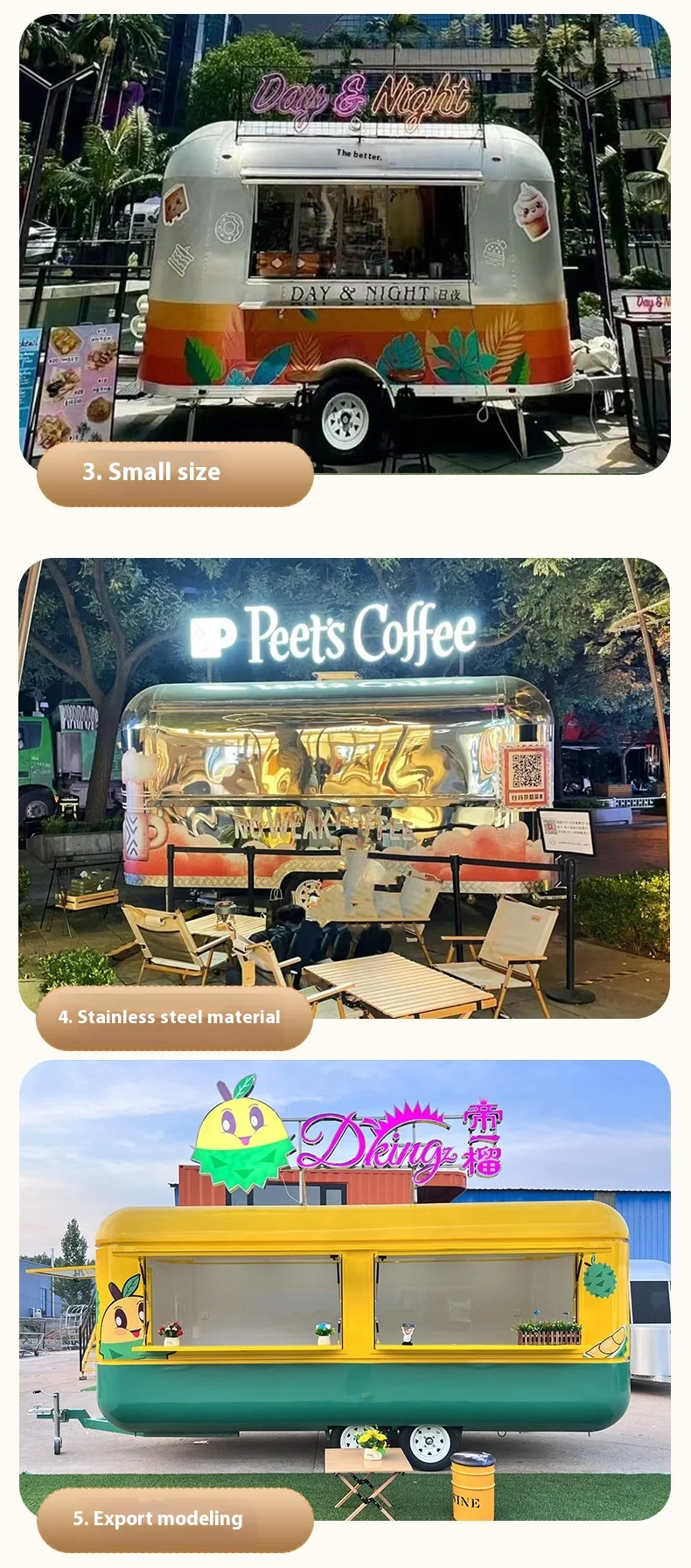 Large Vintage Tape Recorder Cafe & Multi-Functional Food Truck for ...