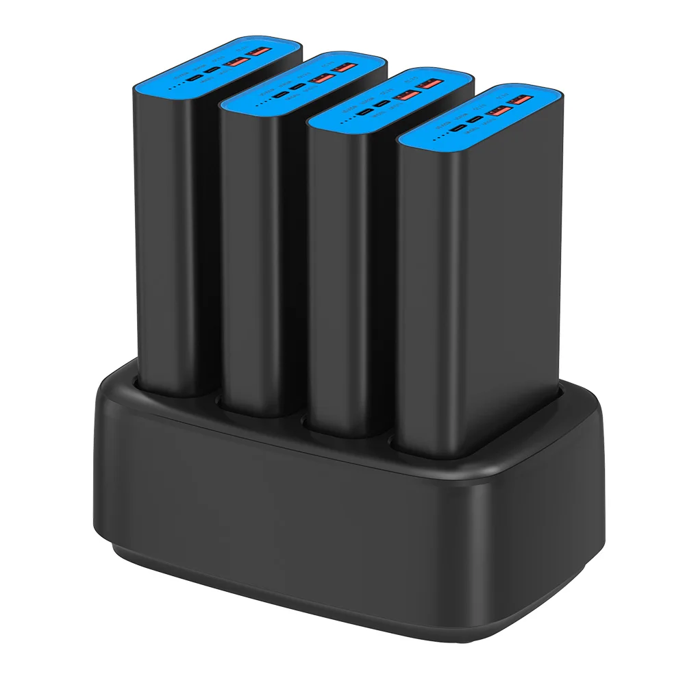 4 Power Bank Docking Station Sublimation power banks 20000 mah 30000mah ...