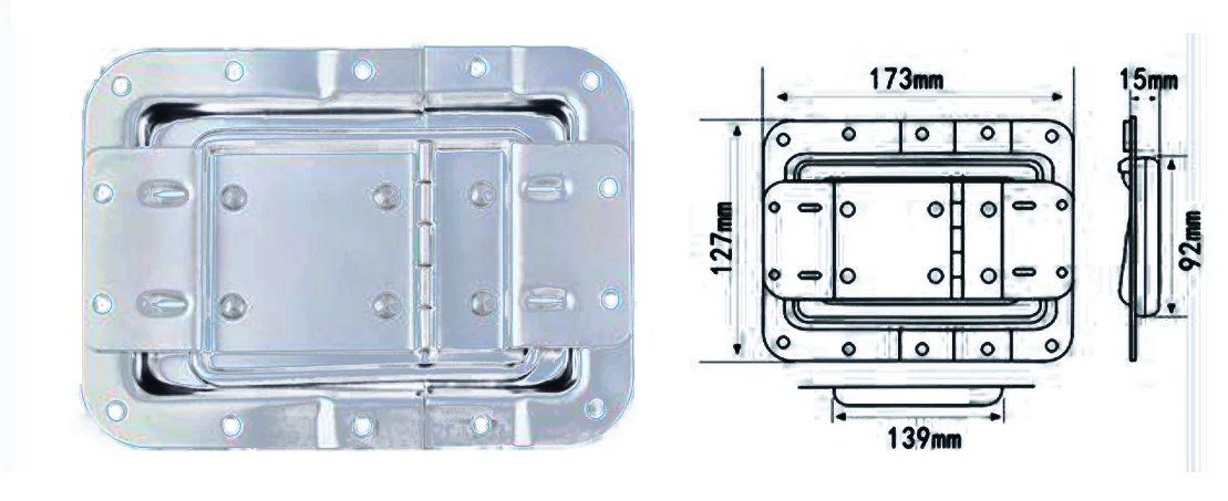 Road case Hardware ; Flight case Hardware ;Hinge With Lid Stay Offset ...