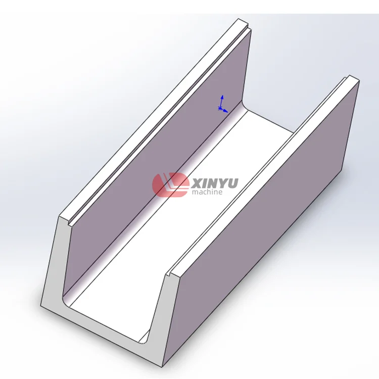 Concrete U Type Mould Precast Drain Ditch Mold Concrete U Shaped ...