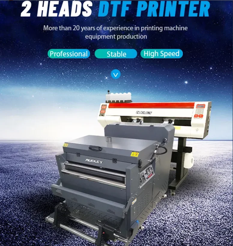 2024 Audley Factory Hot Sale Large Format DTF Inkjet Printer Power Shaker Printer Machine with ...