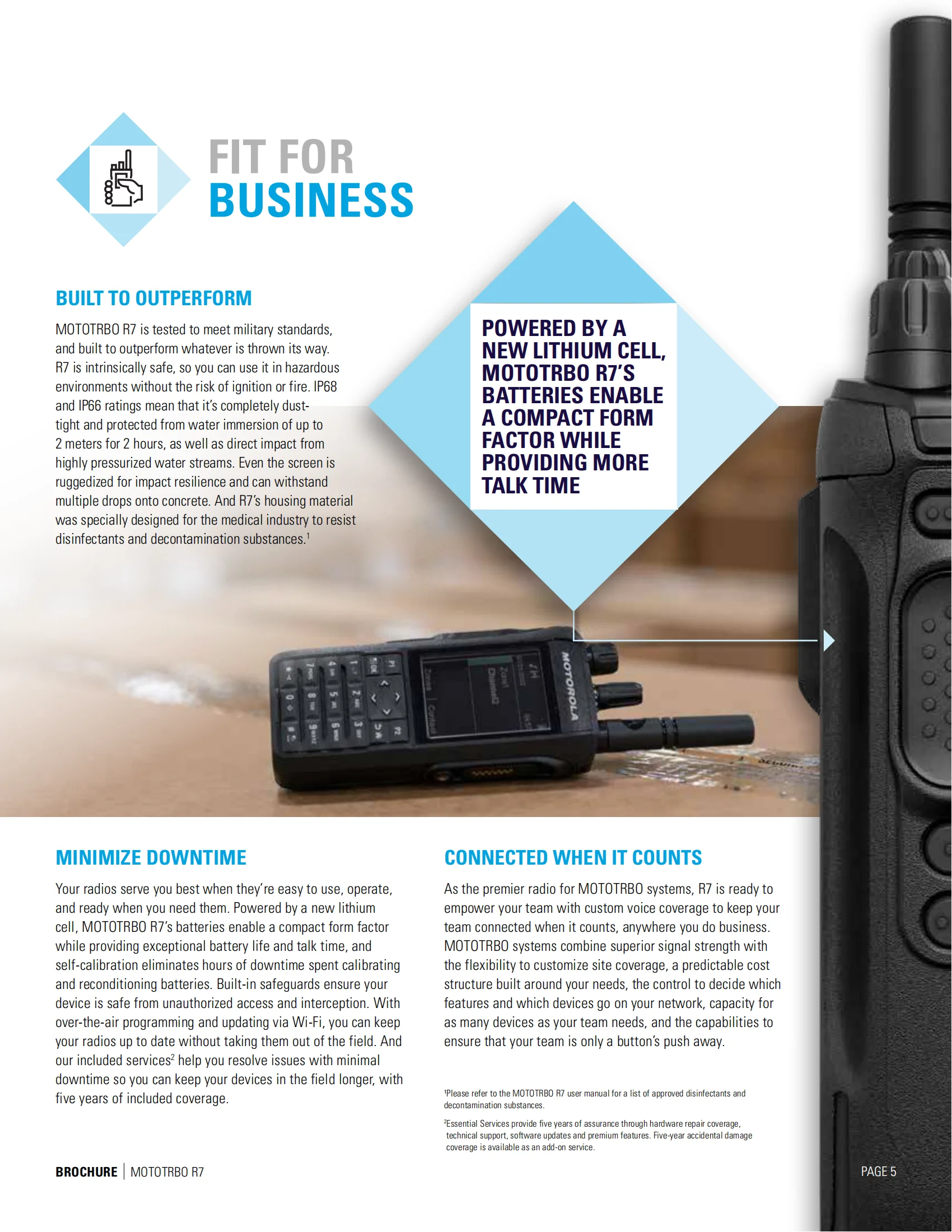 Mototrbo R7a Digital Portable Two-way Radio Explosion-proof Uhf Vhf Business Office Hand-held ...