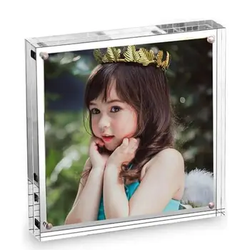 Clear Acrylic Photo Frame,Magnetic Perspex Picture Holders Table ...