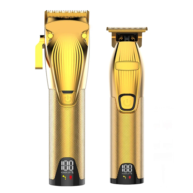Professional Hair Clipper and Trimmer Set for Men's Hair Cutting
