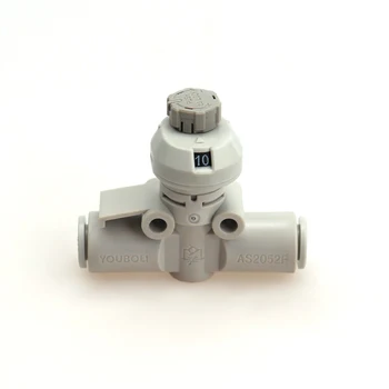 Ybl Smc Type Pneumatic Throttle Valve With Scale Speed Flow Control Pipe Adjustable With ...