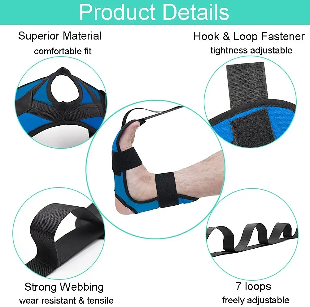 Plantar Fasciitis Stretches - Rehabilitation Leg Foot Strap