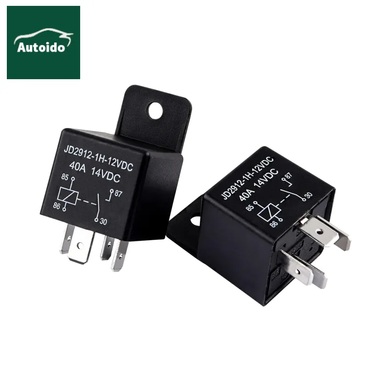 Car Relays 12V 40A, 4 Pin Relay Spst Model JD2912-1H-12VDC 40amp 14VDC ...