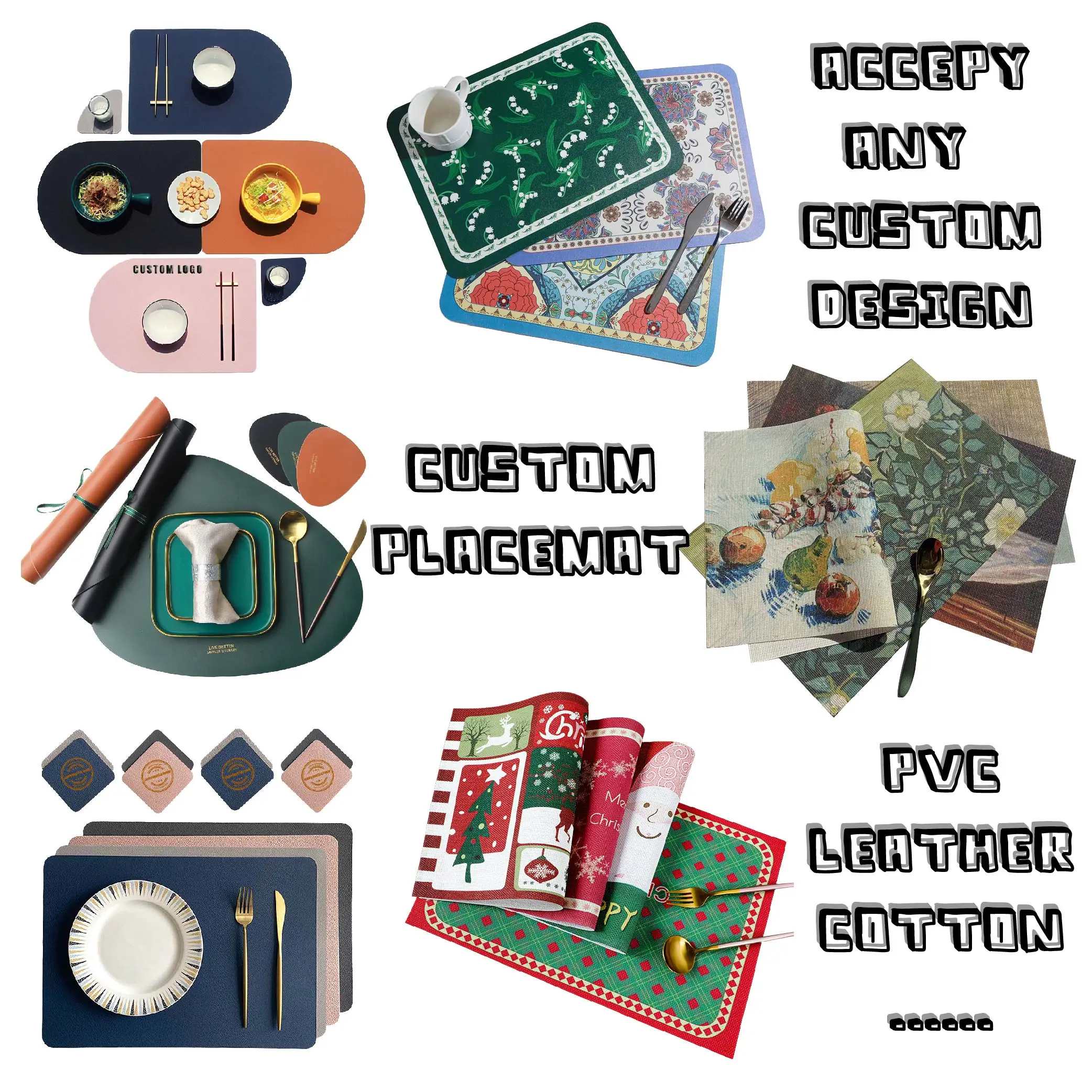 Custom Logo Printed Plastic Felt Silicone Pu Leather Pvc Cotton ...