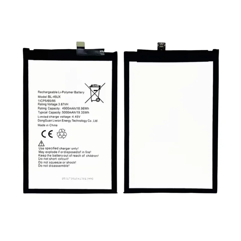 Ruixi Bl-49jx 5000mah Battery For Infinix Note 10 Pro X695 X695d Note ...