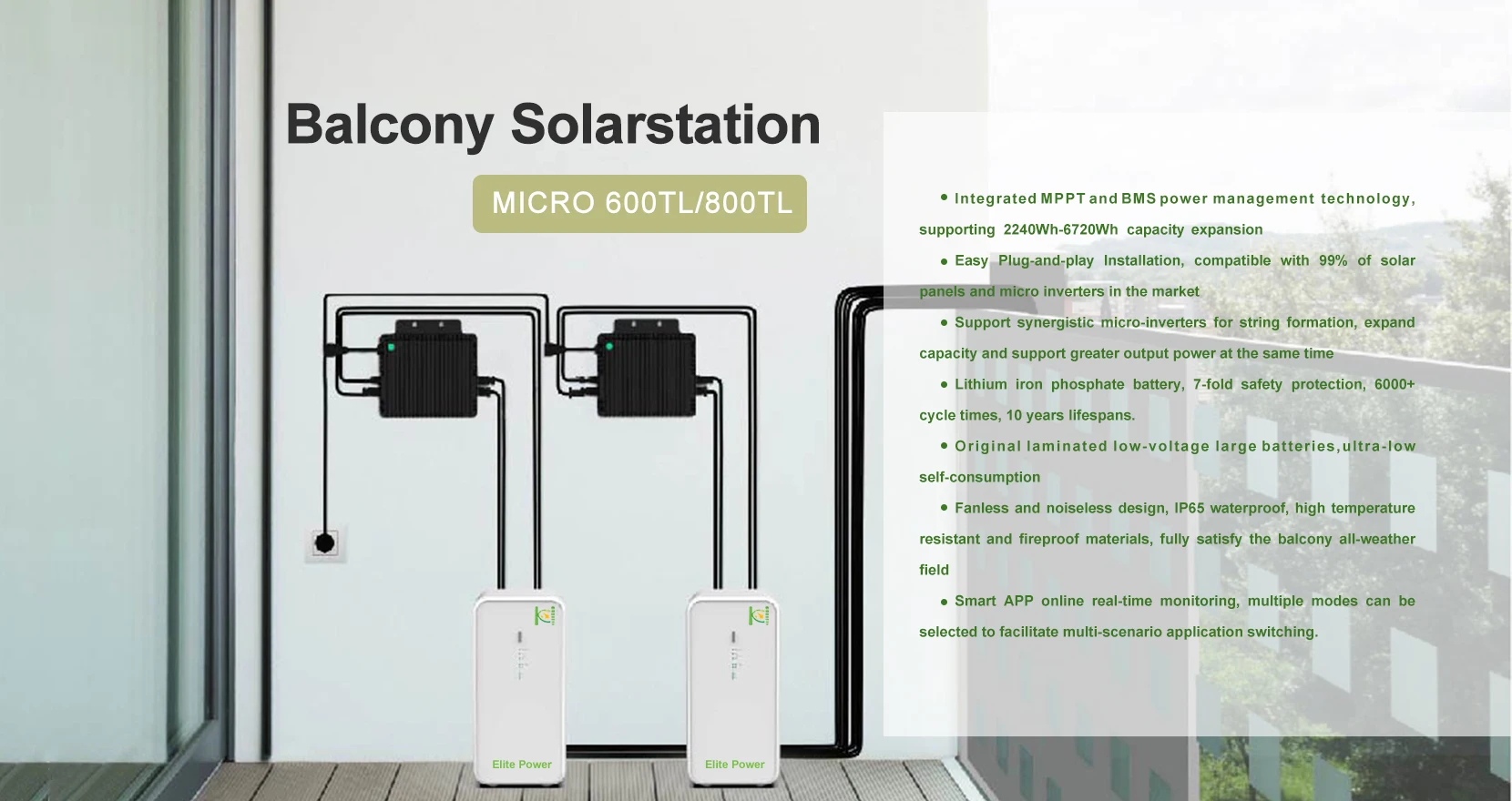 Pv Balcony Solar Panel System Balcony Power Plant 600w Balkonkraftwerk ...