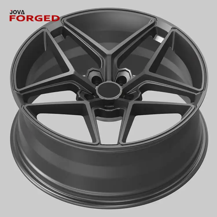 Black Alloy Wheels Forged 255 55 18 19 21 5 Holes Rims 5x108 5x112 ...