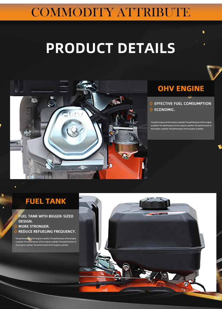 BS460X 192F 18HP 459CC 4-Stroke OHV Electric Marine Gasoline Engine