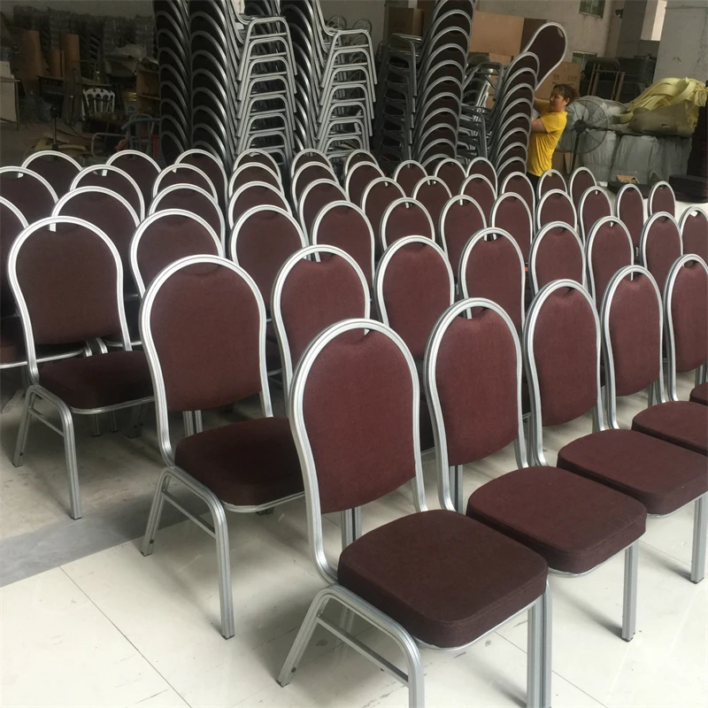Elegant White Banquet Event Church Chairs for Hotel Mall Wedding