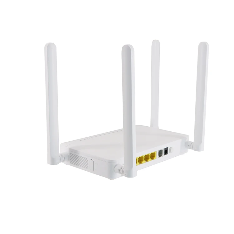4 Antenna Dual Band Fibra Optica Ont 4ge+4wifi Gpon Onu - Buy Dual Band ...