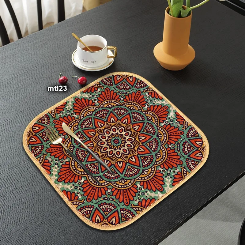 Custom Printed Vintage Patterns Novelty Quick Dry Drinking Cup Coaster ...