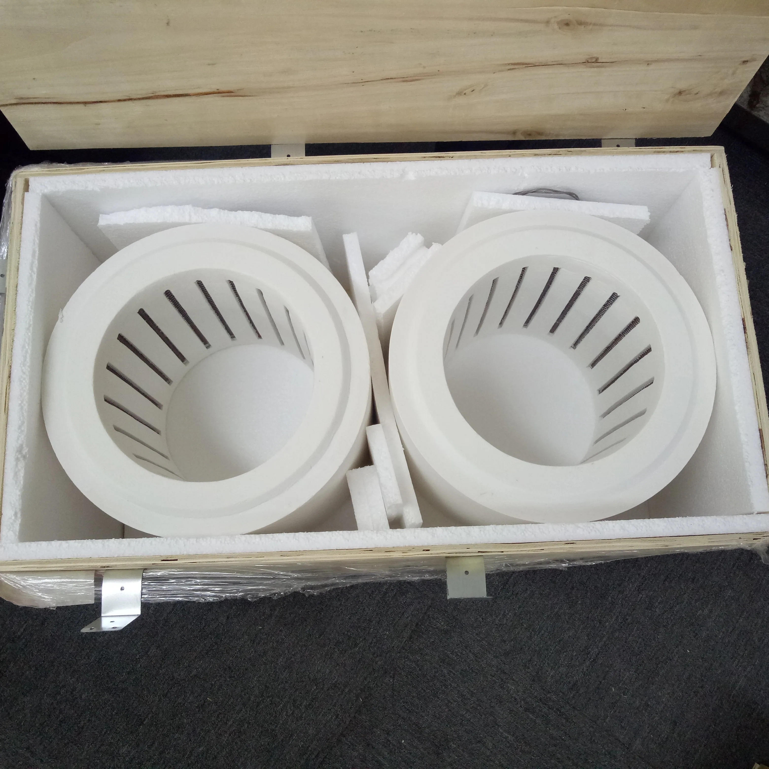 1260c 1400c 1500c Alumina Cylinder Ceramic Fiber Chamber Heater For ...