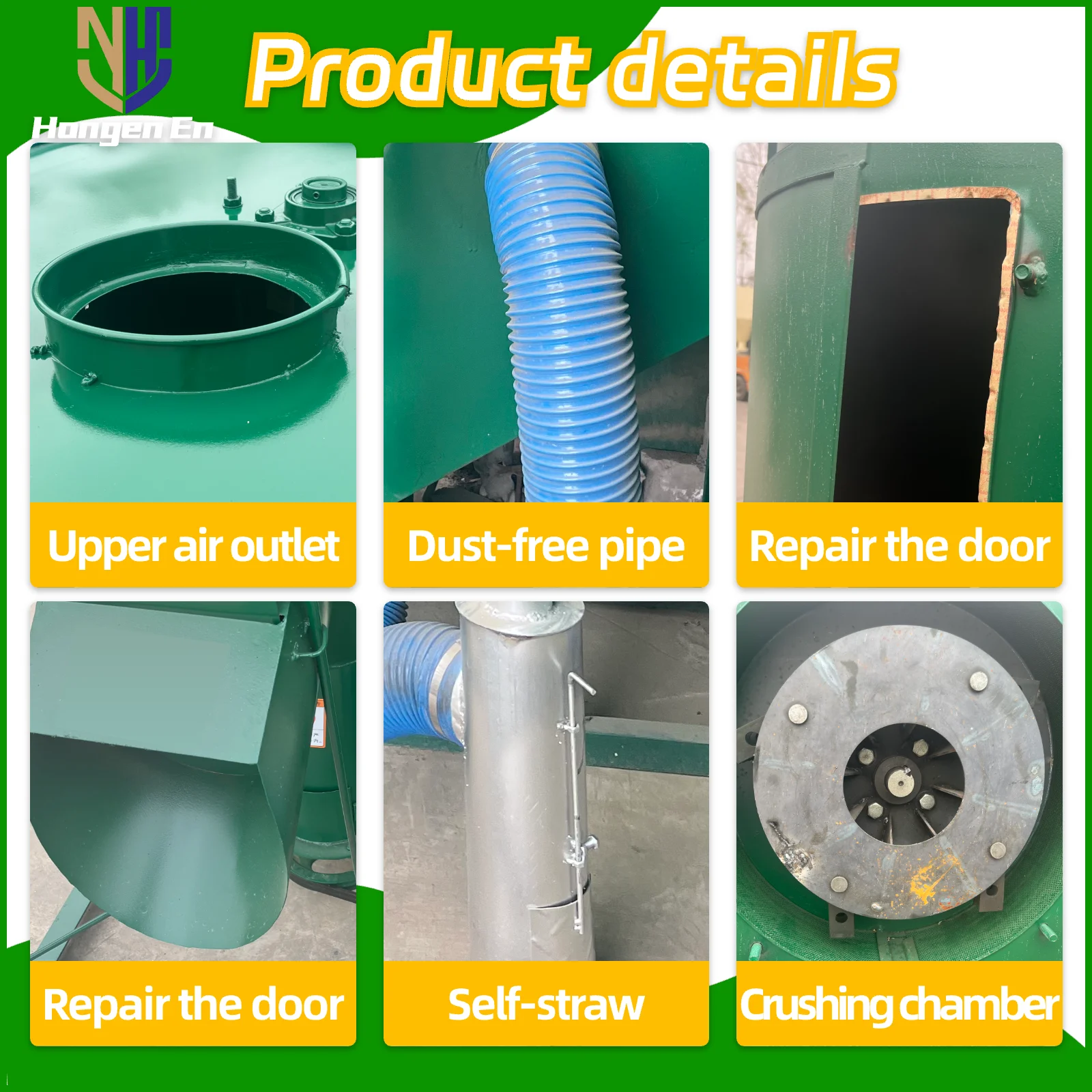 High Efficiency Feed Grinder and Mixer for Animal Poultry
