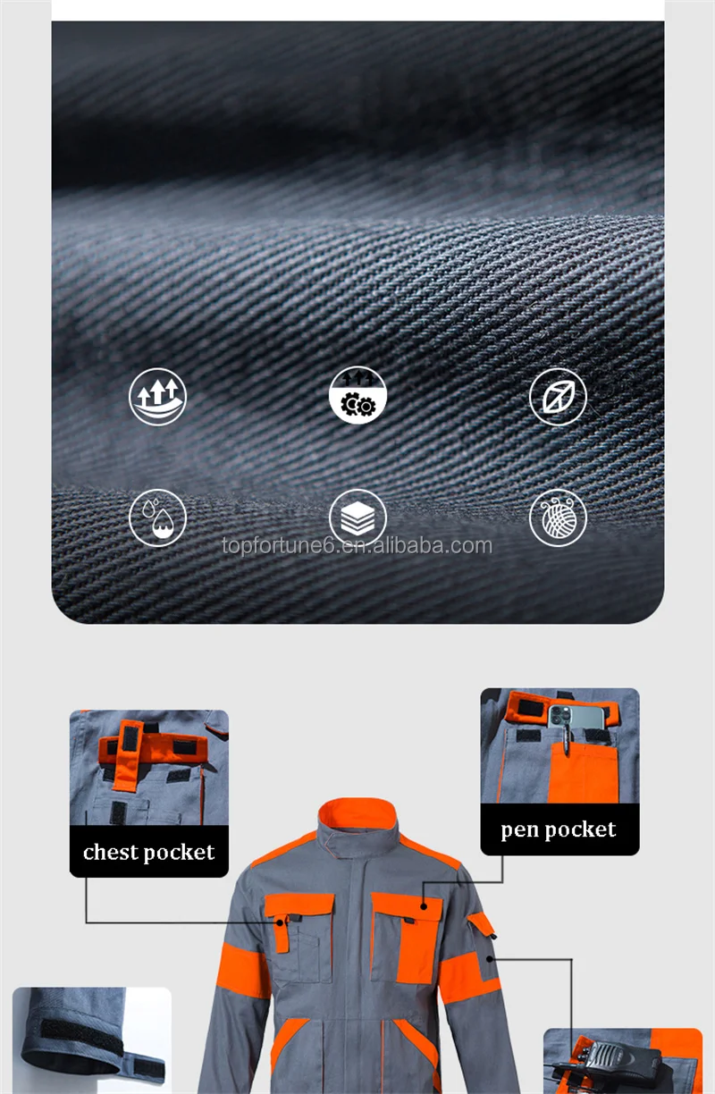 Custom Construction Safety Durable Outdoor Factory Work Jacket Pants ...