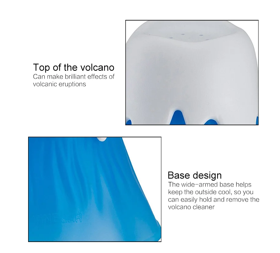 Kitchen Erupting Volcano Cleaning Microwave Cleaner Cooking Kitchen ...