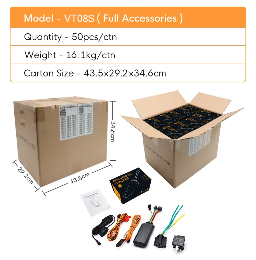 PROTRACK Mini Vehicle GPS Tracker with IP65 Waterproof & 360° View