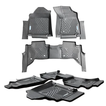Factory Auto Exterior Accessories Tpe Plastic Black Floor Mats For ...