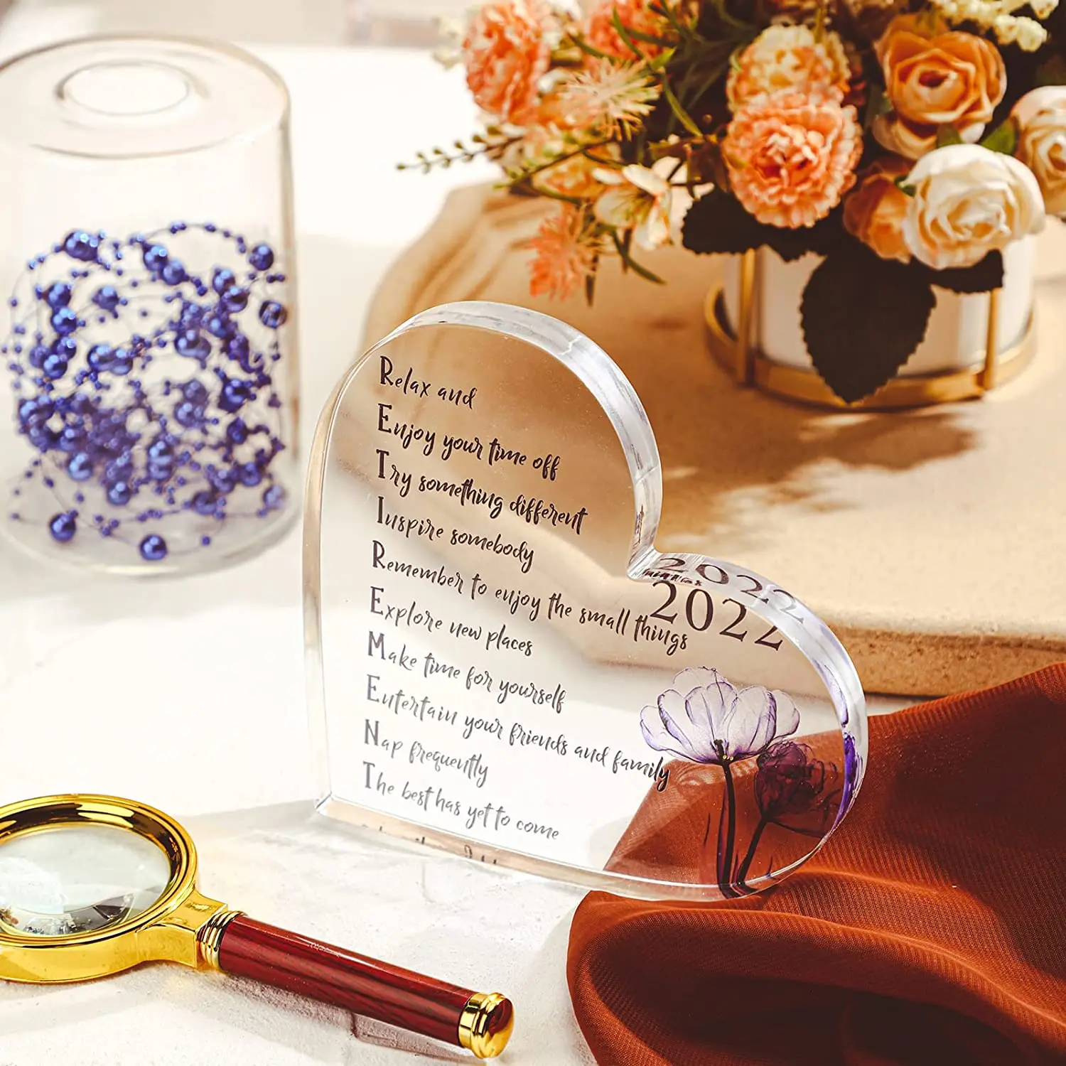 Hot-selling Customized Heart Shaped Wedding Gift Acrylic Heart Block ...