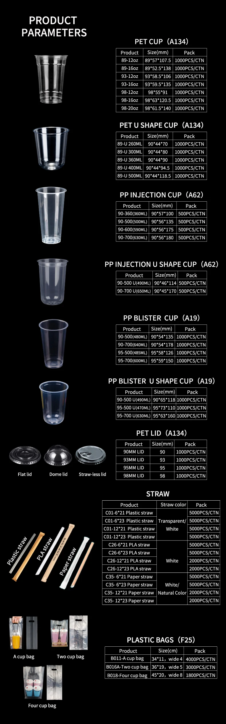 For LOKYO Custom Boba Cups 90mm Diameter Take Away U Shape Cups for ...