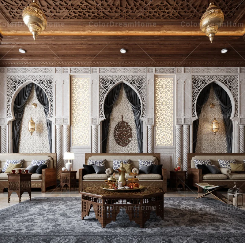 Luxury Moroccan Majlis Sofa Antique Saudi Arabia Majlis Classic Style ...