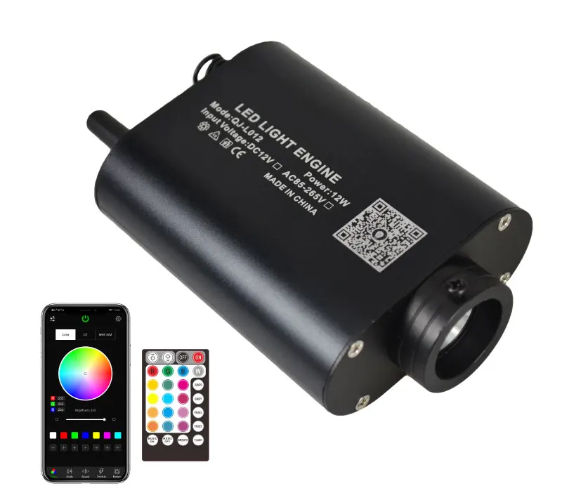 12W RGBW LED Fiber Optic Light Engine for Star Sky Effect