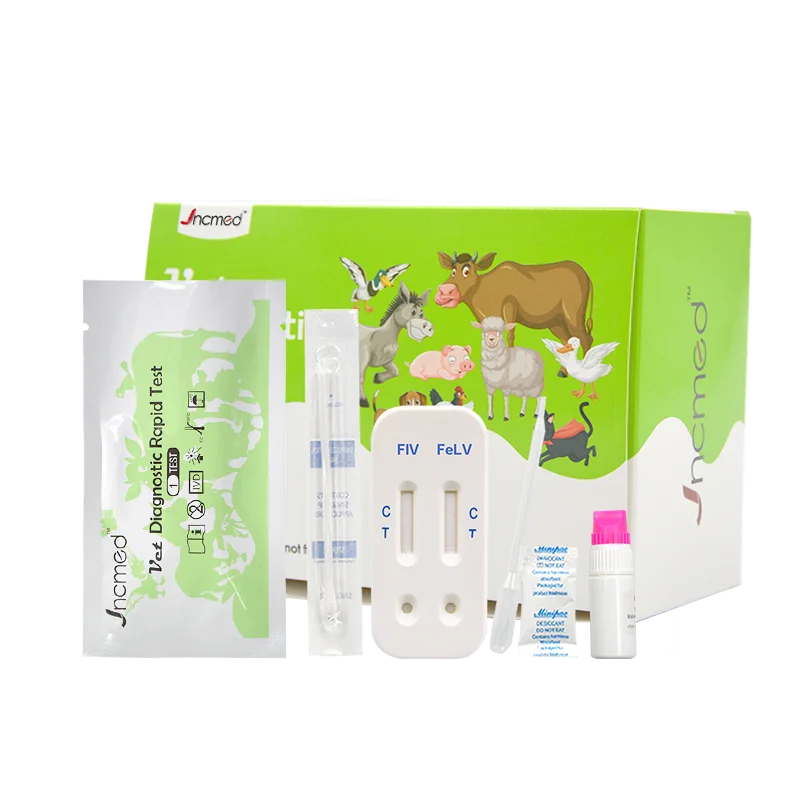 JNCMED Fiv+felv Rapid Test Kit - Reliable Diagnosis