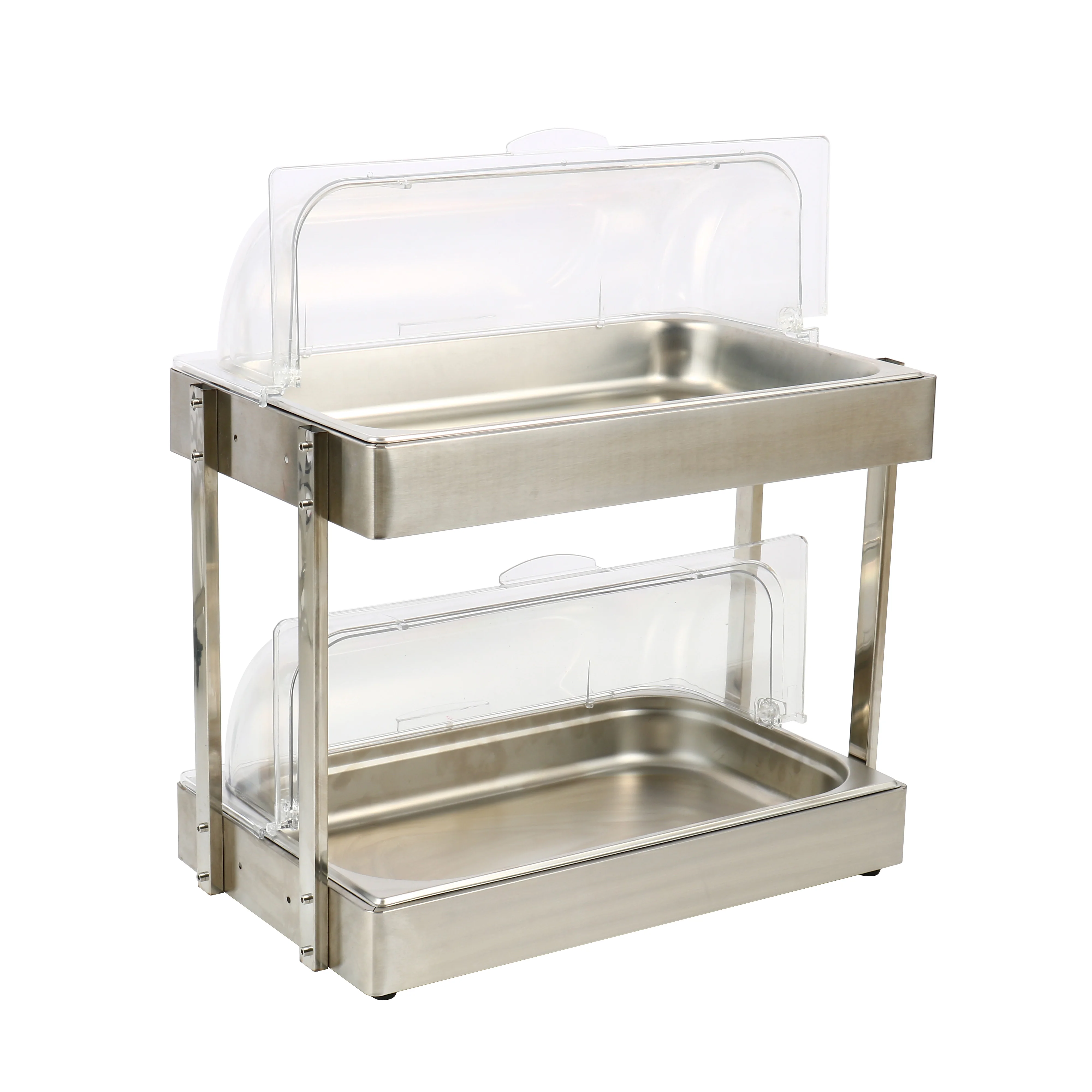 Commercial Curved Hot Buffet Food Display Warmer With Pc Cover - Buy ...