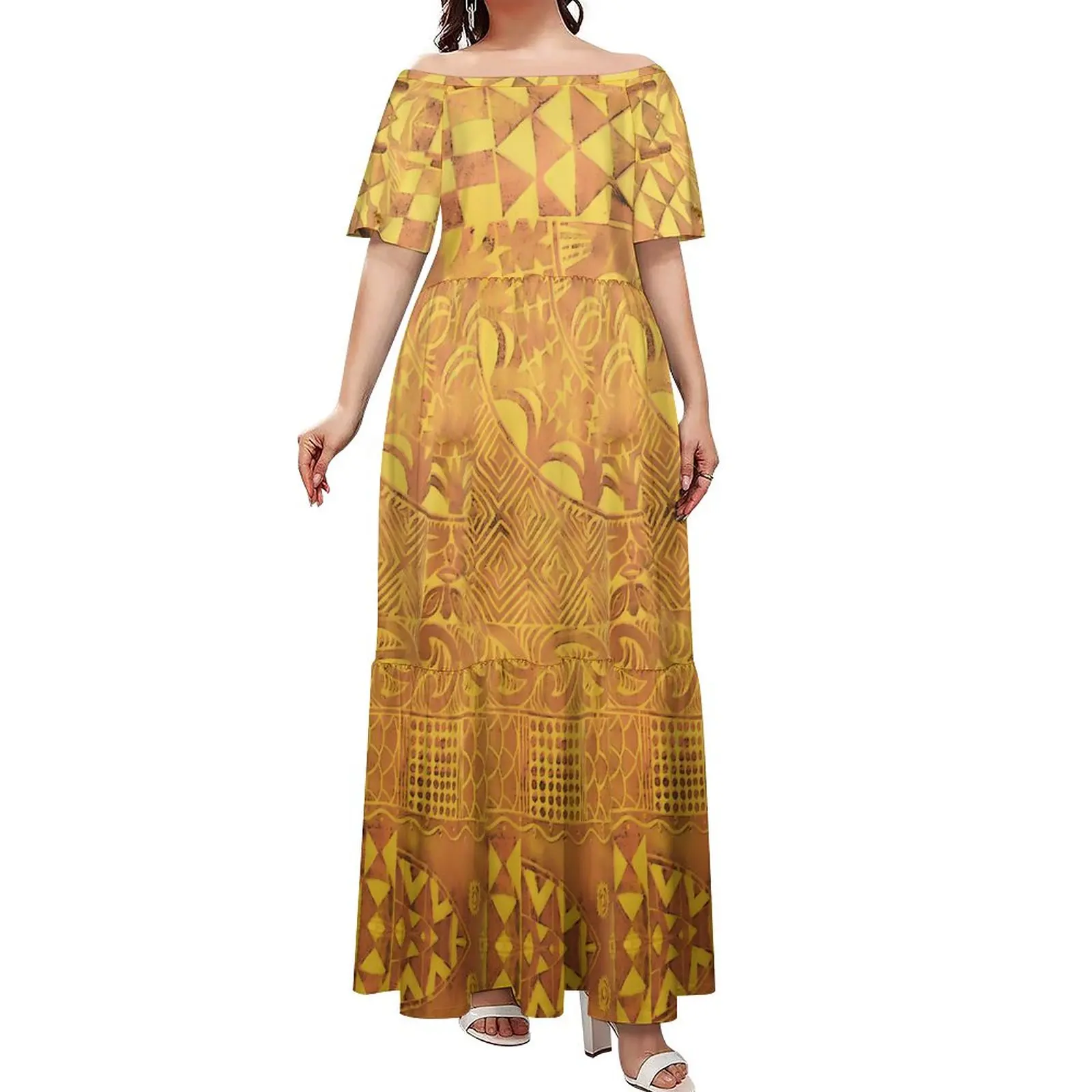 Polynesian Elei Tribal Design Custom Personality Fashion Casual Off ...