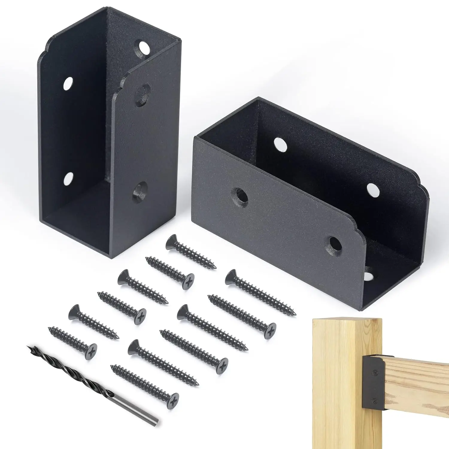 handrail Angle carbon Steel Deck Railing Brackets wood Connectors ...