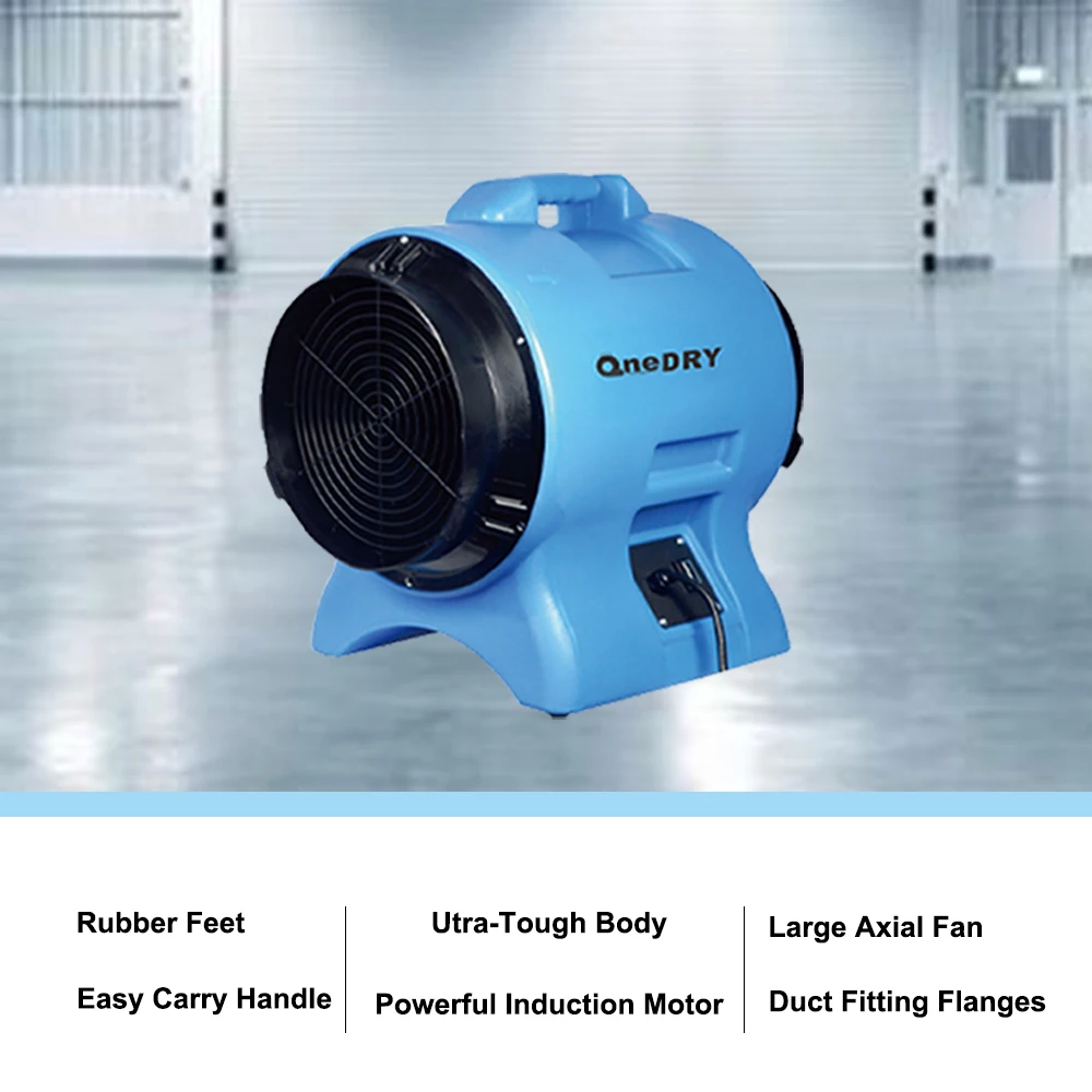 12inch Portable Axial AC Plastic Ventilator Construction Fan Confined ...