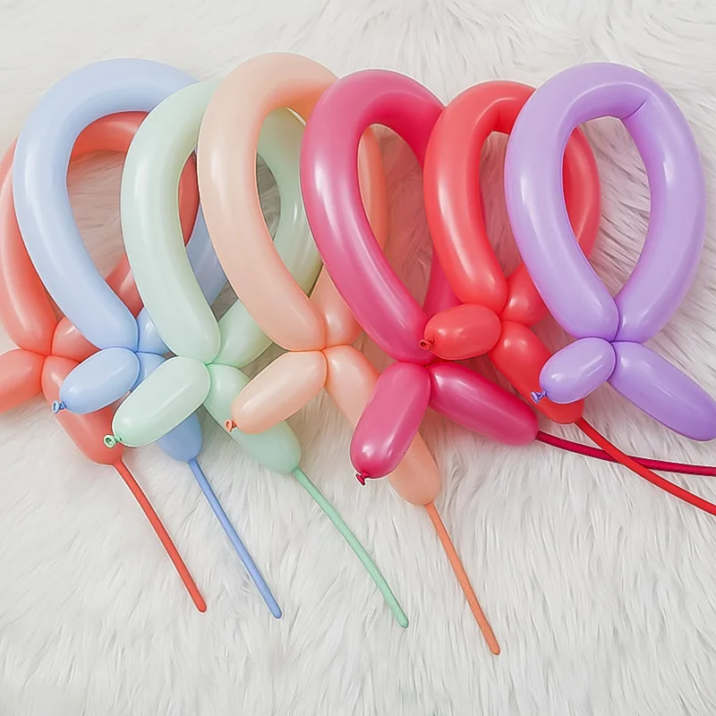 260 Long Strip Shape Latex Balloon Birthday Wedding Party Decoration ...