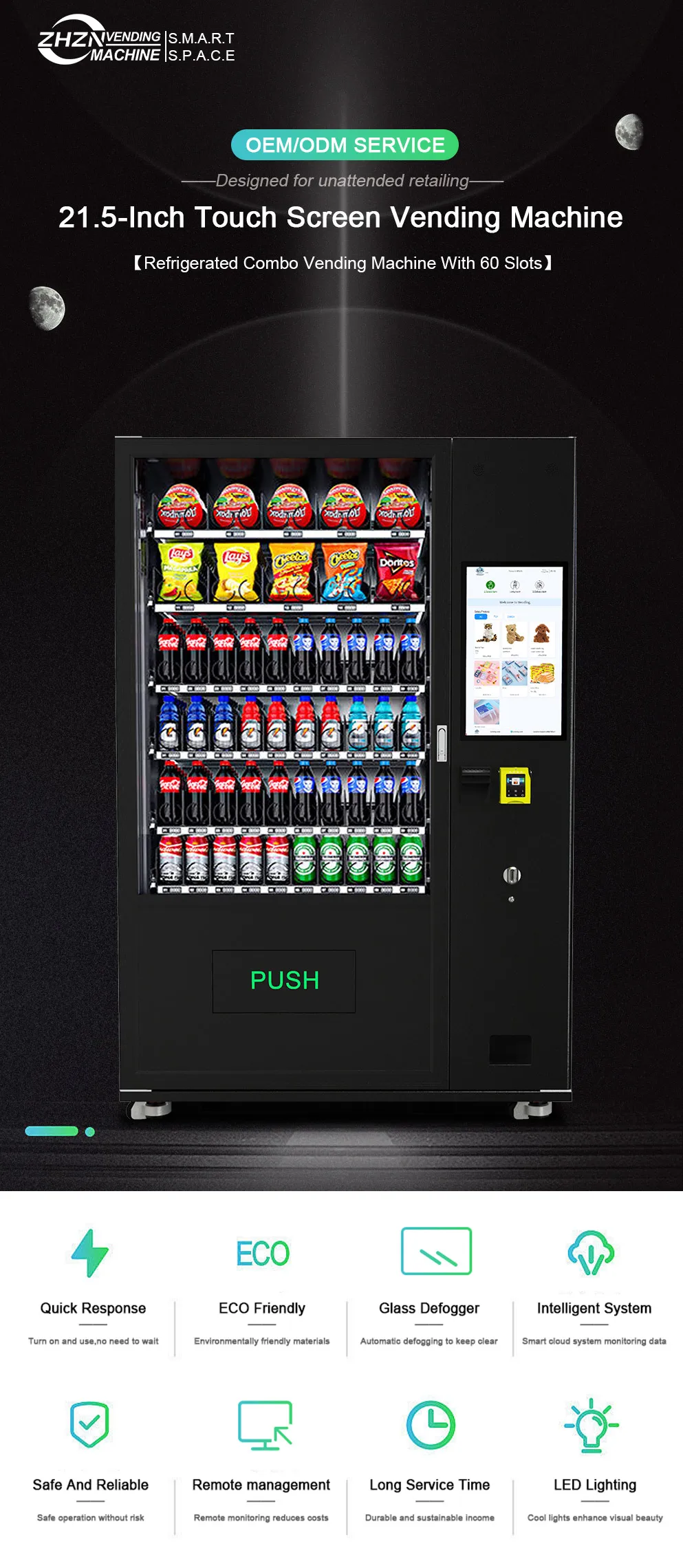 Outdoor Vending Machine Smart Beauty Vending Machine with AI ...