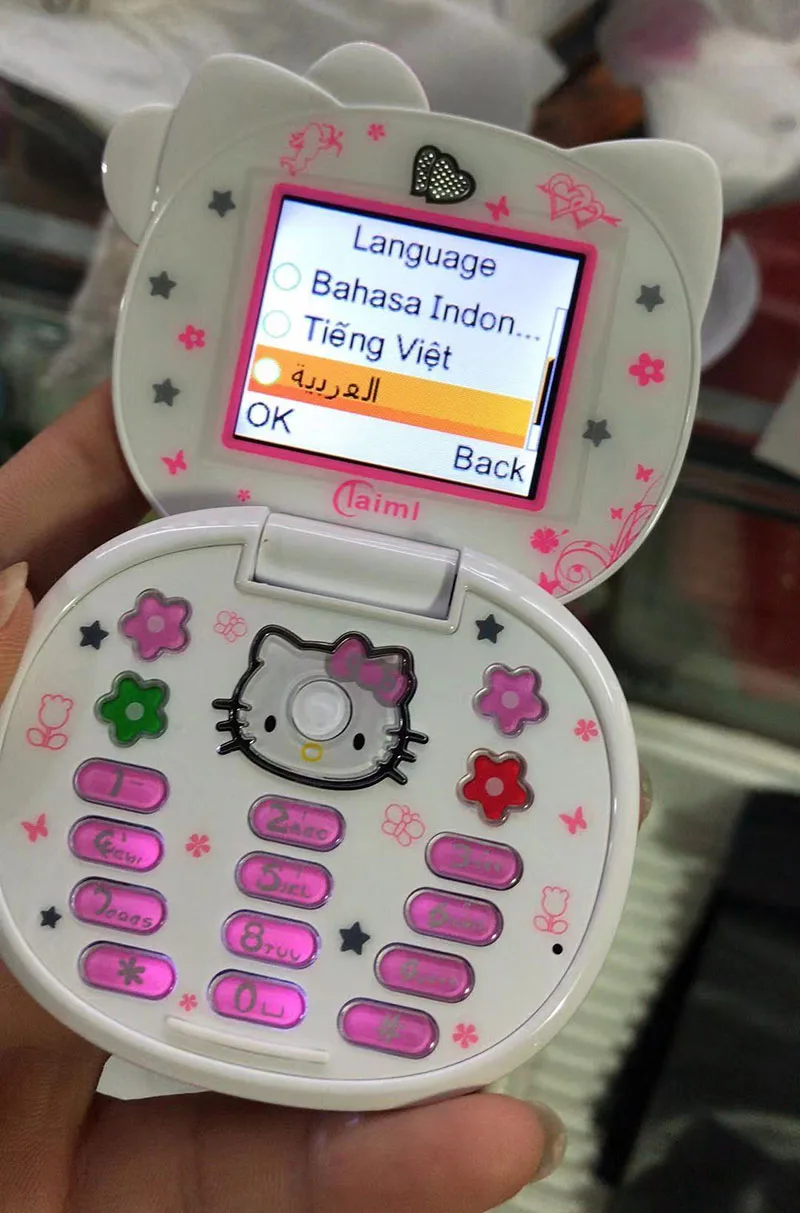 Pretty Kid Girl-teléfono Móvil Pequeño Desbloqueado Con Tapa - Buy Flip ...