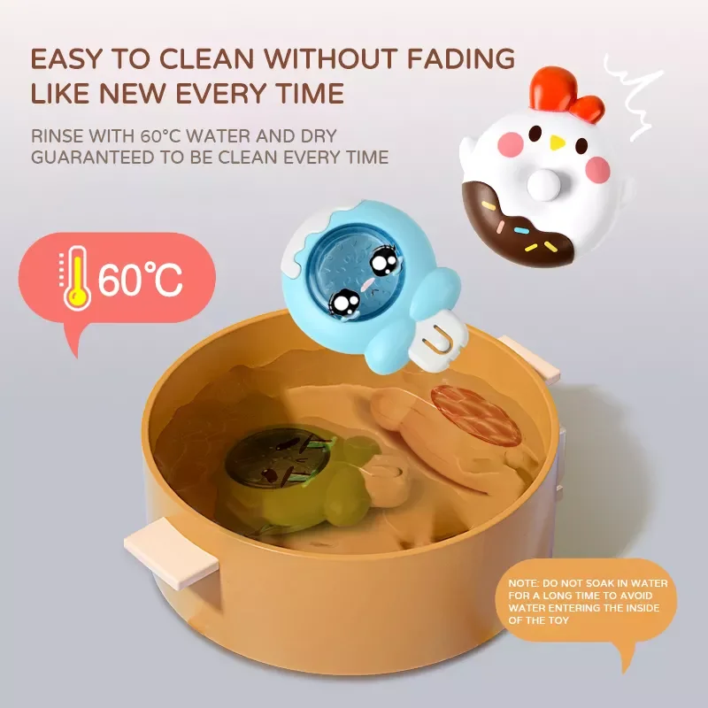 Suction Spinner Toys Spinning Sensory Learning Toys For Toddlers 1-3 ...