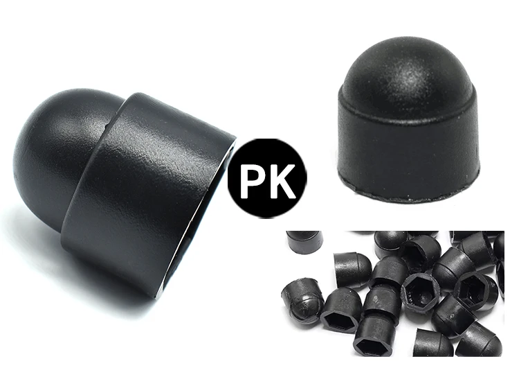 Elekh M6 White Hex Protection Bolt Caps - Durable & Versatile