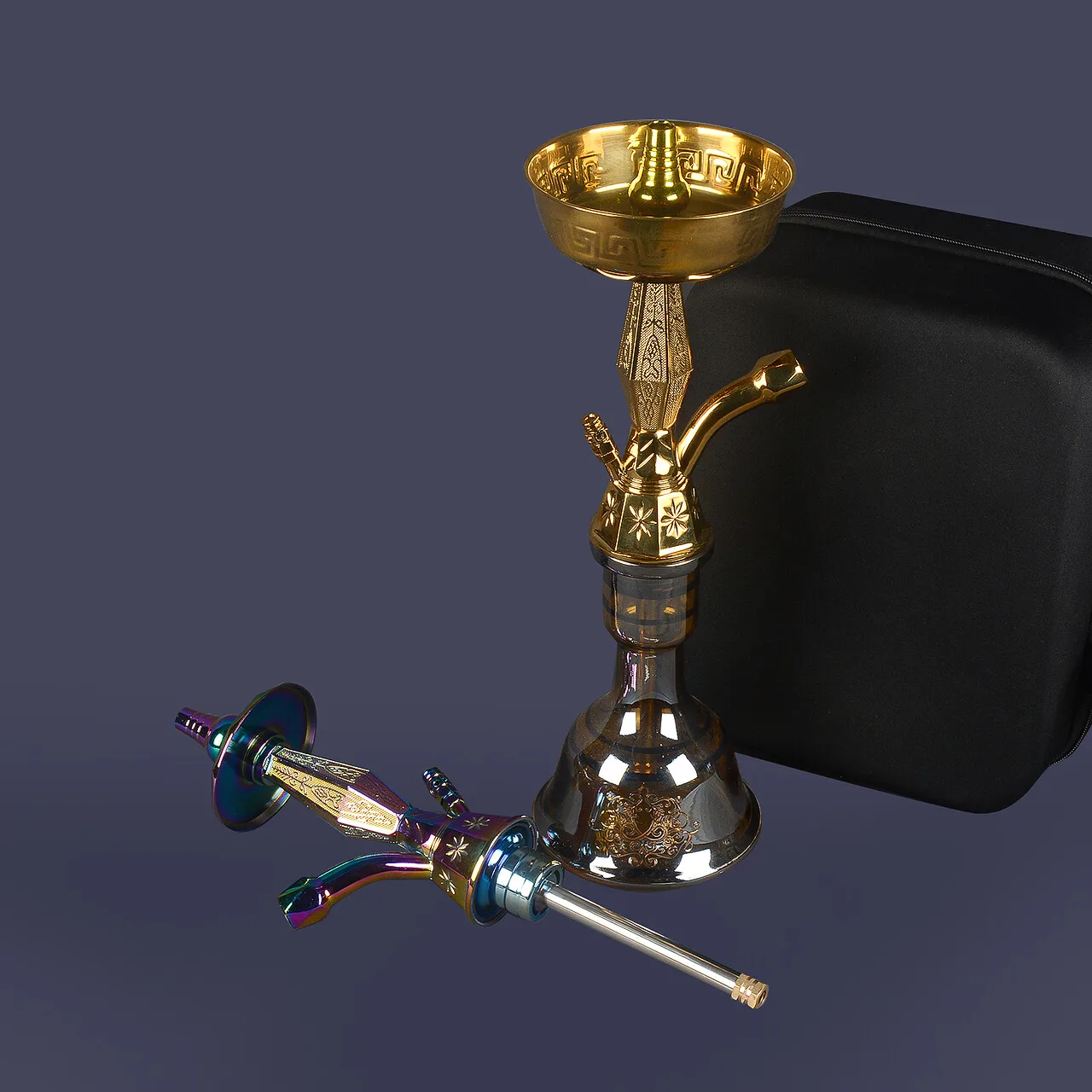 Customization Glass Shisha Arabian Hookah With Two Holes Hot Selling ...