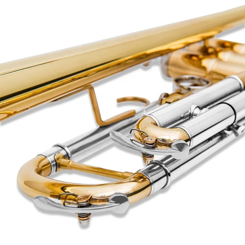 Aiersi Professional Trumpet - Gold Lacquer Brass Instrument