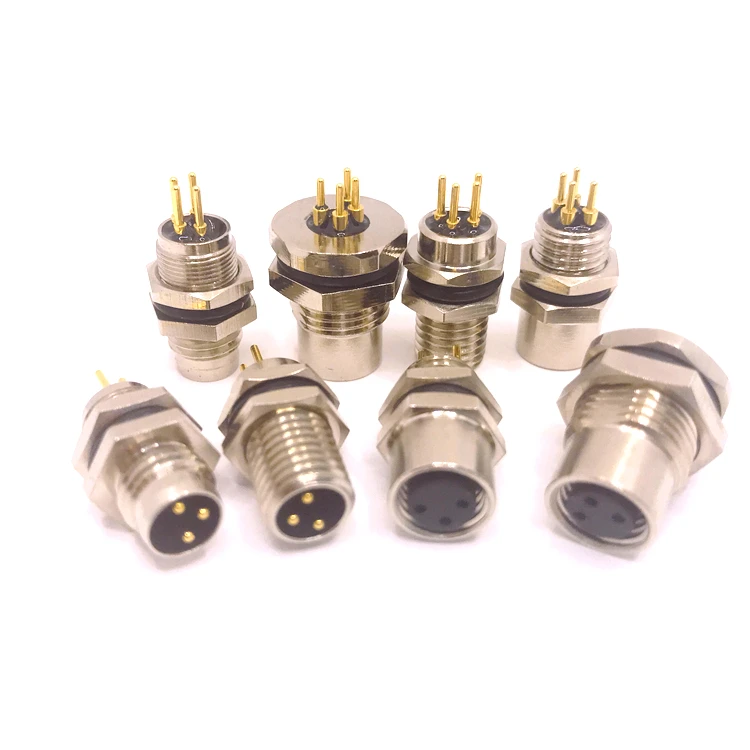 M8 3-Pin Connector with Male Terminal Straight Orientation Circular ...