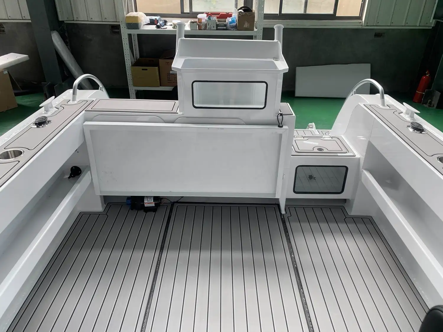 Sea King 20ft Yacht Luxury Outboard Motor Power V Hull Aluminum Open ...