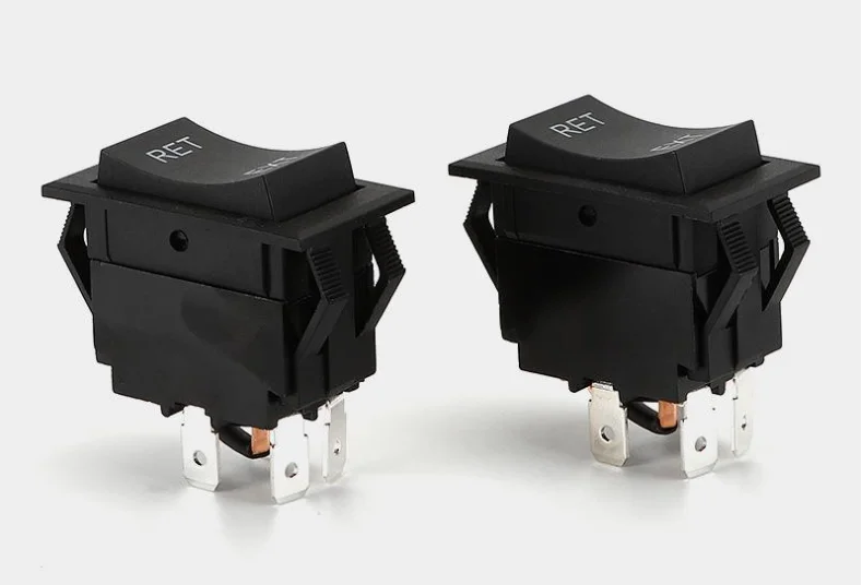 Reverse Polarity DC Motor Control RV Power Momentary Toggle Rocker ...