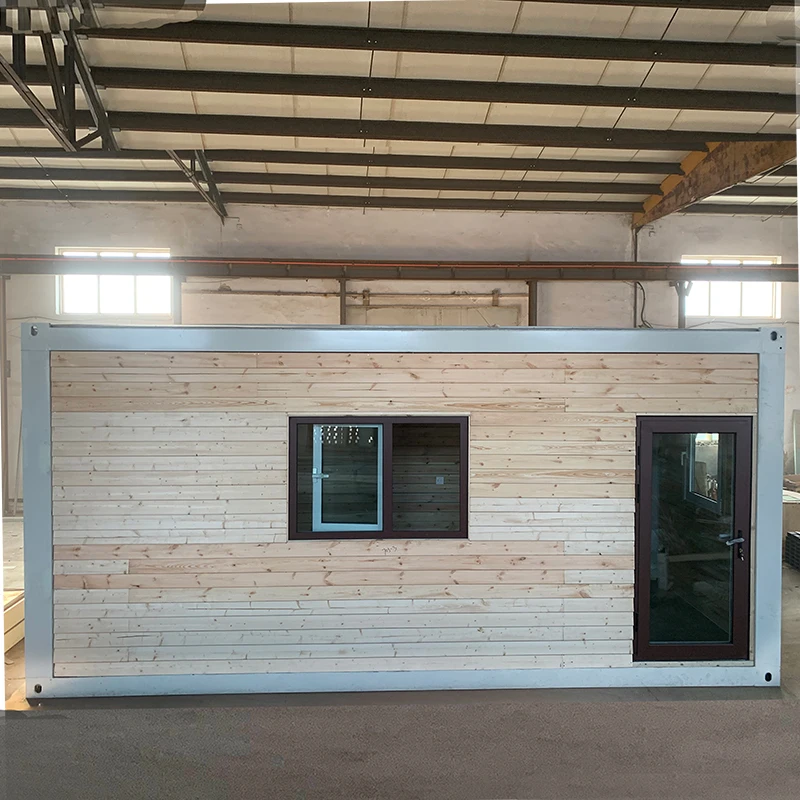 New Design 20ft Container House Wood 10 Wood House Prefabricated Home ...