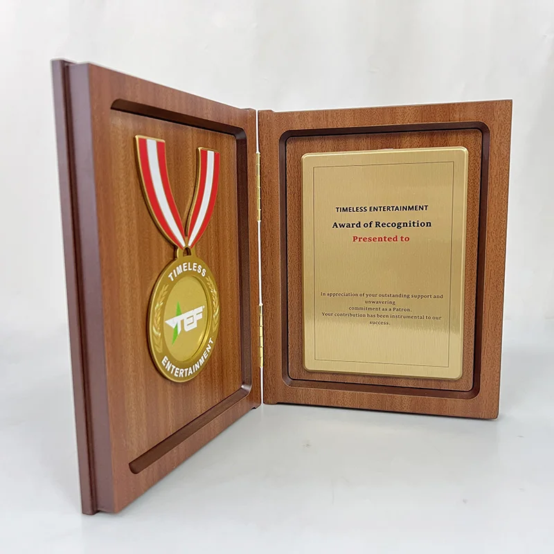 MH-NJ00884 Rectangle Shape Solid Wood Certificate Plaques